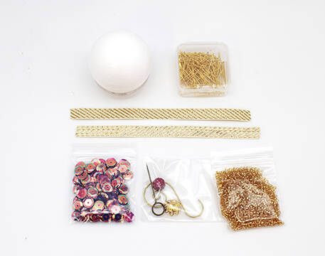 Sequin and Bead Ornament Kits | Holidays Lane